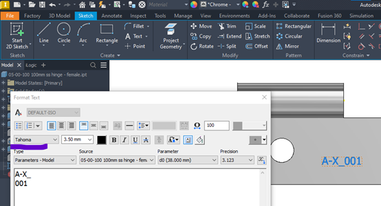 פקודת Mark - TeamCAD
