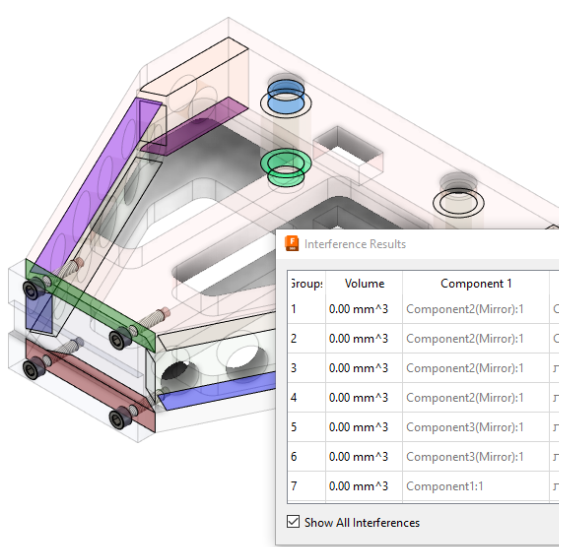 Interference - TeamCAD