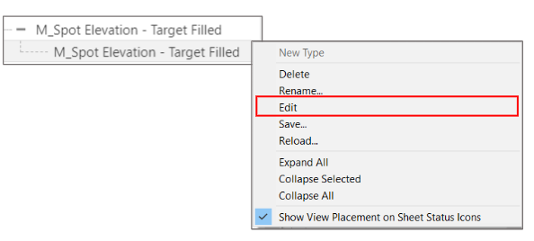 Spot elevation symbol - TeamCAD