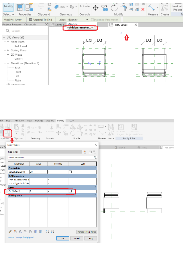 מה חדש בפקודה ARRAY למשפחות ב-REVIT 2025 - TeamCAD