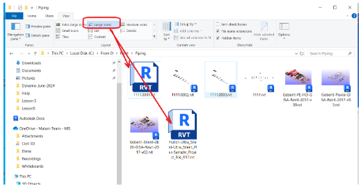 תצוגת Thumbnails ב-Revit - TeamCAD