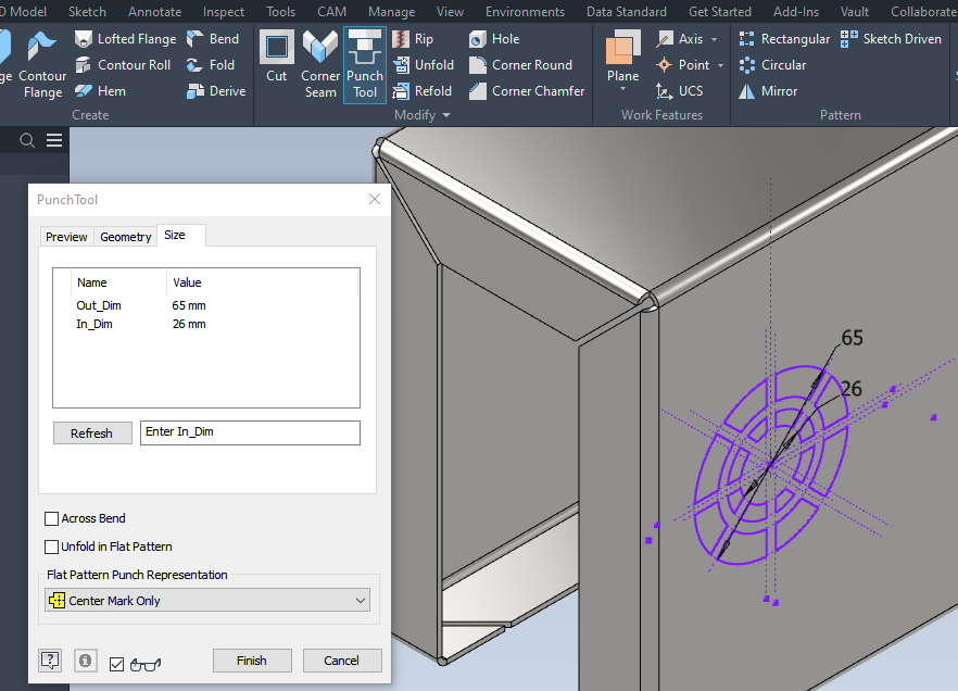 PUNCH TOOL - TeamCAD
