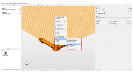 תיקון לחלק שמיועד להדפסה - TeamCAD
